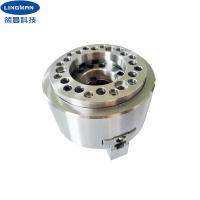 China 6 Inch 3 Jaw Hydraulic CNC Lathe Power Chuck - 12mm Stroke, 6000 RPM, 56.8KN Clamping Force for sale