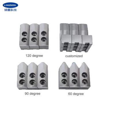 China 4-10 Inch Soft Jaws for Hydraulic Power Chuck 0.05mm Accuracy CNC Lathe for sale