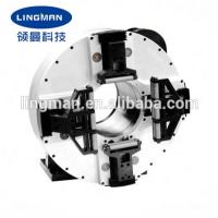 China Higher Rotary Accuracy 4 Jaws Pneumatic Chuck For Pipe Cutting Machine for sale