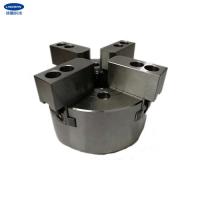 China Lathe Chuck Through Hole Hydraulic 4 Jaw Chuck CNC Machine Power Chuck for sale