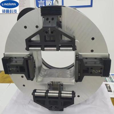 China CNC Lathe Chuck Four Jaw Pneumatic Chuck For Laser Pipe Cutting Machine for sale
