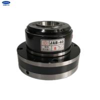 China JAB-25 Rotary Pneumatic Collet Chuck for CNC Lathe - 4000 RPM Speed, 25mm Through Hole, 0.4-0.7MPa Pressure for sale