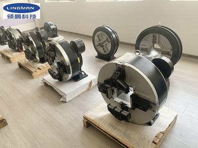 China Double Acting Pneumatic Rotary Chuck for Laser Pipe Cutting Machine 0-220mm Clamping Range for sale