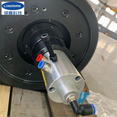 China 4 Jaw Laser Rotary Chuck Rear Feeding Chuck Convenient Adjustment for sale