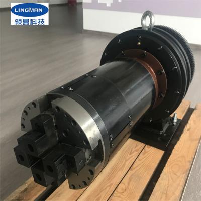 China Laser Rear Feeding Chuck Double Acting 4 Jaw for sale