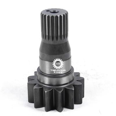China E120B E312 Excavator Swing Shaft 13/21T Swing Drive Shaft Spare Parts for sale