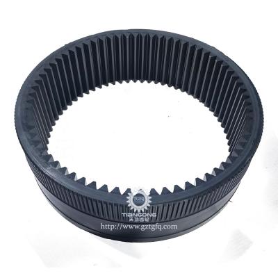 China The Travel Gear-Ring (69-TEETH) 569-4266 is tailored to accommodate the final drive configurations of both E374GC and E 374 607-5640/RH607-5641 excavators. for sale