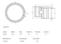 China SLEWING BEARING E305.5 398-9799 RRP Part of 431-4462 Gear & Bearing GP-Swing for sale