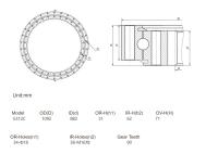 China SLEWING BEARING E312C 169-5567 GEAR & BEARING GP-SWING PART OF 301-2681 FRAME AR-UNDERCARRIAGE for sale