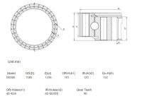 China SLEWING BEARING DX380 140109-00007A SWING BEARING for sale