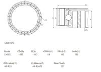 China SLEWING BEARING DX480LC DH500-7 SOLAR 50OLC-V SOLAR 47OLC-V 109-00182 140109-00044 180-00297D3 401107-00751 BEARING;SWING for sale