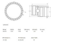 China SLEWING BEARING DH370-7 DX340LC K1006604/140109-00047/140109-00008A BEARING;SWING TRACK FRAME for sale