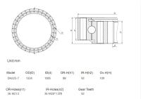 China SLEWING BEARING DX210W-5 DX225LC-5 140109-00011A 401107-00751 DX235NLC-5 SWING BEARING for sale
