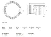 China SLEWING BEARING DH150  2109-6022A 9109-6006  9109-6009 9109-6009A SOLAR 130LC-V  SOLAR 170-III for sale