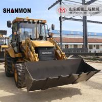China 388T Backhoe Loader With Muti Purpose Bucket And Variable Attachments for sale