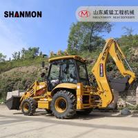 China 388T Backhoe Loader With Muti Purpose Bucket And Variable Attachments for sale