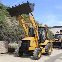 China Cummins Engine 100HP Construction Works Backhoe Loader With Accessories for sale