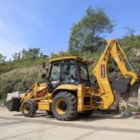 China Cummins Engine 100HP Construction Works Backhoe Loader With Accessories for sale