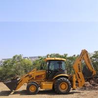 China Time Saving Backhoe Loader Digger High Efficiency With Loading Bucket for sale