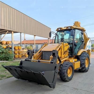 China Heavy Machinery Front End Loader Backhoe With Front Bucket High Efficiency for sale
