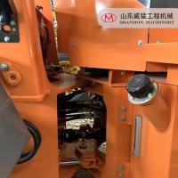 China 4WD CE Hydraulic Wheel Loader With Boom Structure Yellow Red Orange for sale
