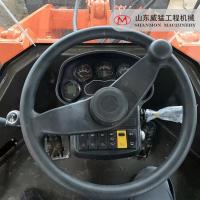 China 4WD CE Hydraulic Wheel Loader With Boom Structure Yellow Red Orange for sale