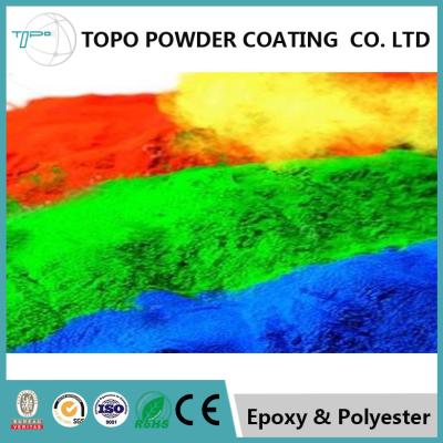 China Weather Resistant Outdoor Powder Coating , RAL1003 Signal Yellow Polymer Powder Coating for sale