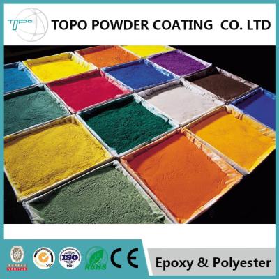 China RAL 1003 Industrial Epoxy Polyester Powder Coating High Gloss 3mm Flexibility for sale