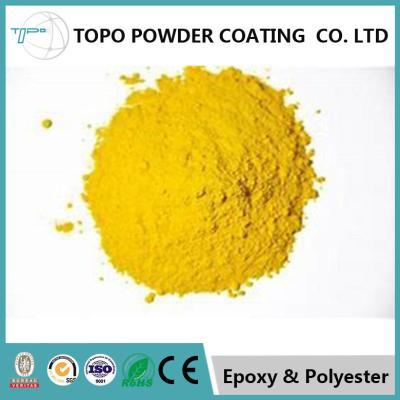 China RAL1012 lemon yellow electrostatic thermoset powder coating  for lighting fixtures for sale