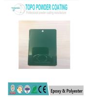 China Green Color Pure Polyester Powder Coating RAL 6016 H Pencil Hardness for sale