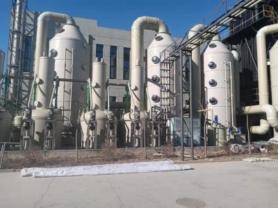 China Low Noise Absorption Tower for Gas Less Than 80 DB Noise Level Inlet Air Speed 12-20m/s for sale