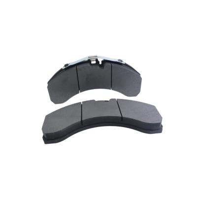 China 100% Inspection Black Heavy Duty Truck Disc Brake Pads for Trailer Chassis Parts for sale
