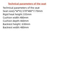 China Three-Point Insurance with Airbag Shock-Absorbing Seat and Adjustable Driver Seat for sale