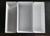 China Hardcover Hard Gift Boxes 1C 4C Matte Lamination Box CMYK White for sale