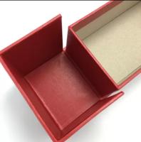 China Red Handmade Gift Boxes PSD CDR CMYK Jewelry Packaging Paper Box Customized for sale