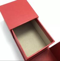 China Red Handmade Gift Boxes PSD CDR CMYK Jewelry Packaging Paper Box Customized for sale