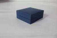 China Blue Hard Gift Boxes Rectangle Square Custom Cardboard Jewelry Boxes for sale