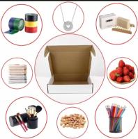 China White Cardboard Gift Boxes Matte Shipping Boxes For Small Business for sale
