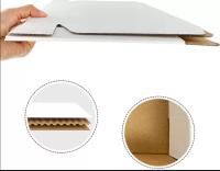 China White Cardboard Gift Boxes Matte Shipping Boxes For Small Business for sale