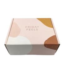 China Folding Paper Gift Boxes 2C Custom Printed Cardboard Box 25x20x10cm for sale