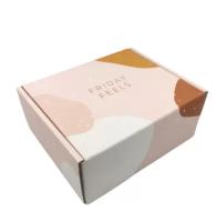 China Folding Paper Gift Boxes 2C Custom Printed Cardboard Box 25x20x10cm for sale
