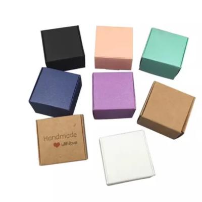 China DIY Folded Paper Gift Boxes Mini Jewelry Carton Box Customized for sale