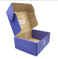 China 350g Cardboard Gift Boxes 4C 1C CMYK Corrugated Mail Box With Logo Printing for sale