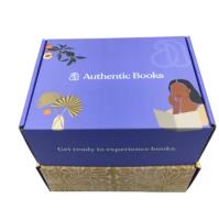 China 350g Cardboard Gift Boxes 4C 1C CMYK Corrugated Mail Box With Logo Printing for sale