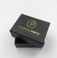 China Rigid Black Cardboard Gift Boxes Luxury Small Paper Gift Box ODM for sale