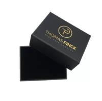 China Rigid Black Cardboard Gift Boxes Luxury Small Paper Gift Box ODM for sale