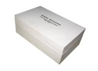 China 2mm White Cardboard Gift Box Handmade Flat Packed Box Small For Cosmetic Packaging for sale