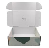 China Colorful Printed Logo Cardboard Gift Boxes 300 GSM Custom Corrugated Boxes for sale