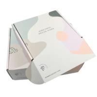China Colorful Printed Logo Cardboard Gift Boxes 300 GSM Custom Corrugated Boxes for sale