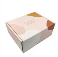 China Pink Custom Printed Mailer Boxes Recycled Small Shipping Cardboard Boxes For Clothes for sale